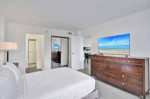 Quarto luxo, 1 cama Queen, para não fumantes, banheiro privativo