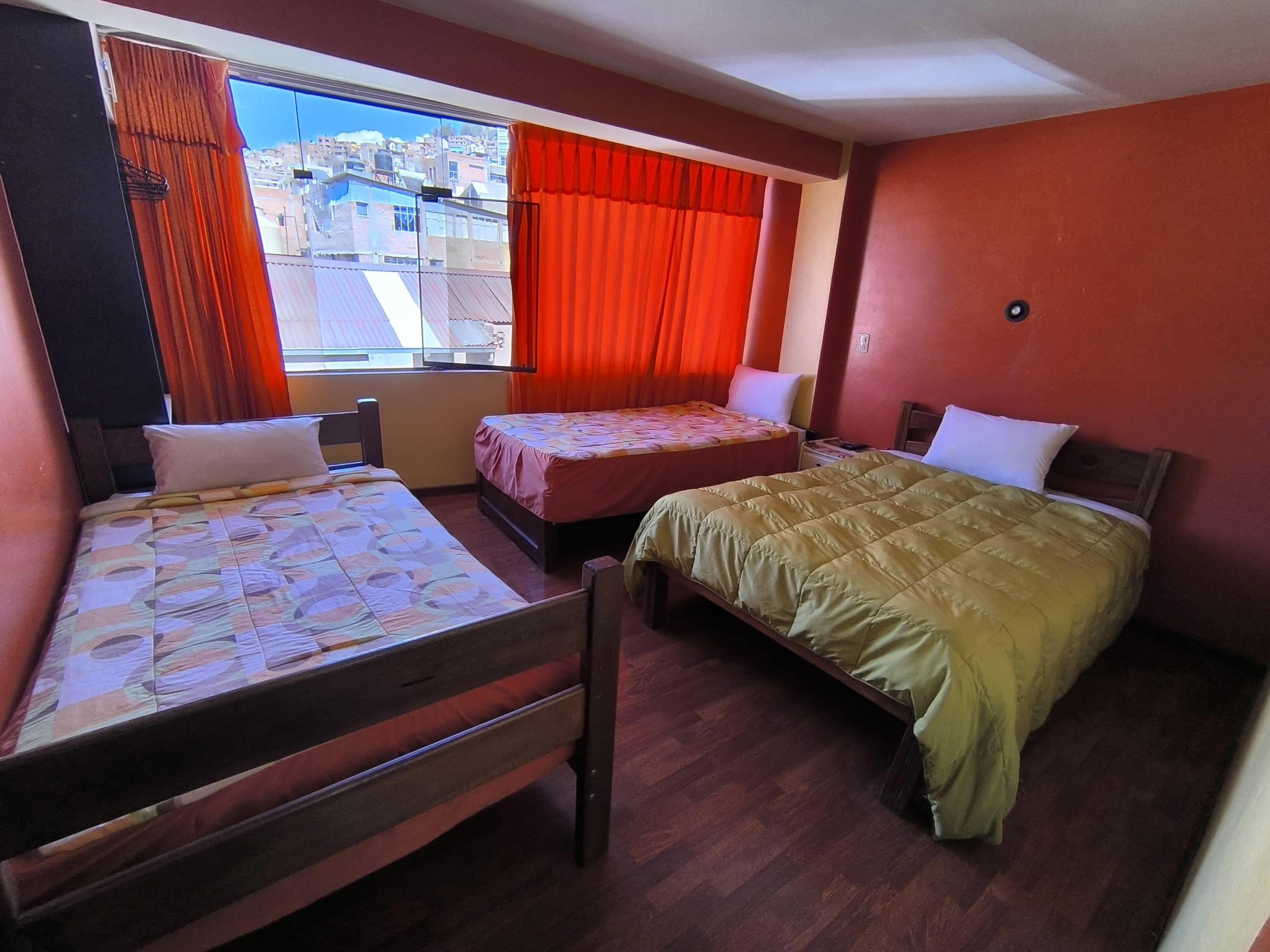 Quarto Triplo Clássico, Vista para a cidade