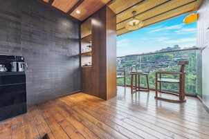 Quarto casal conforto, sacada, vista para o rio | Parte interna