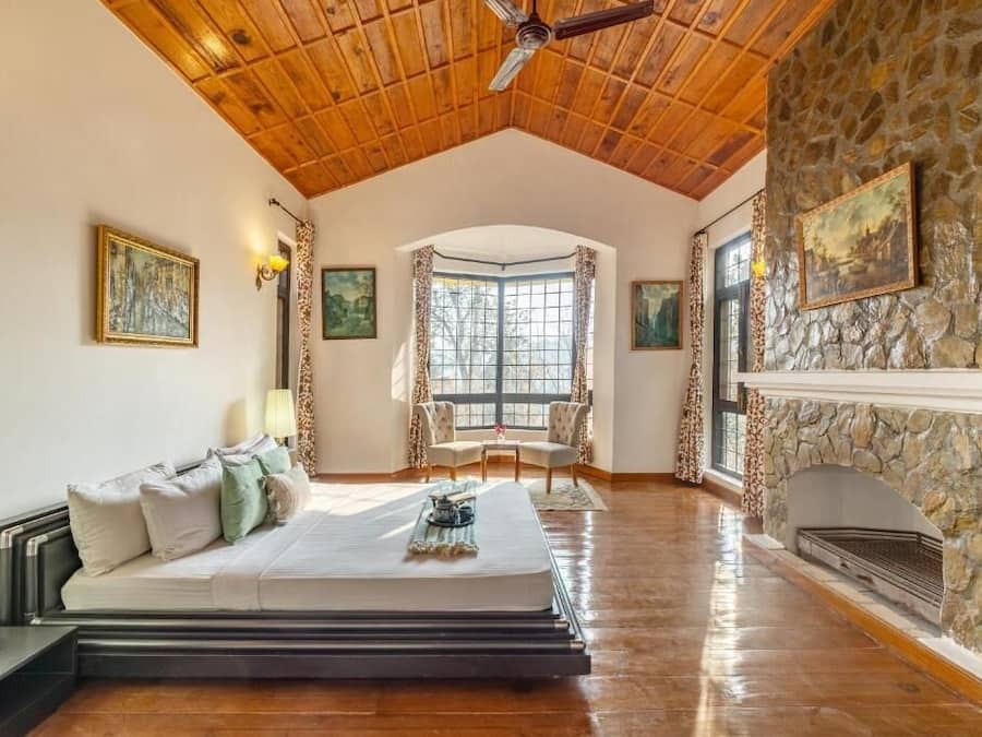 Villa Deluxe, varanda, vista para a montanha | Sala de estar