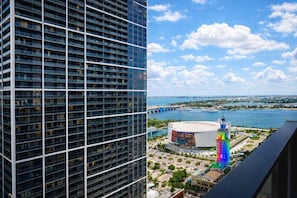 Suite-Estúdio Comfort, varanda, vista para o oceano | Varanda