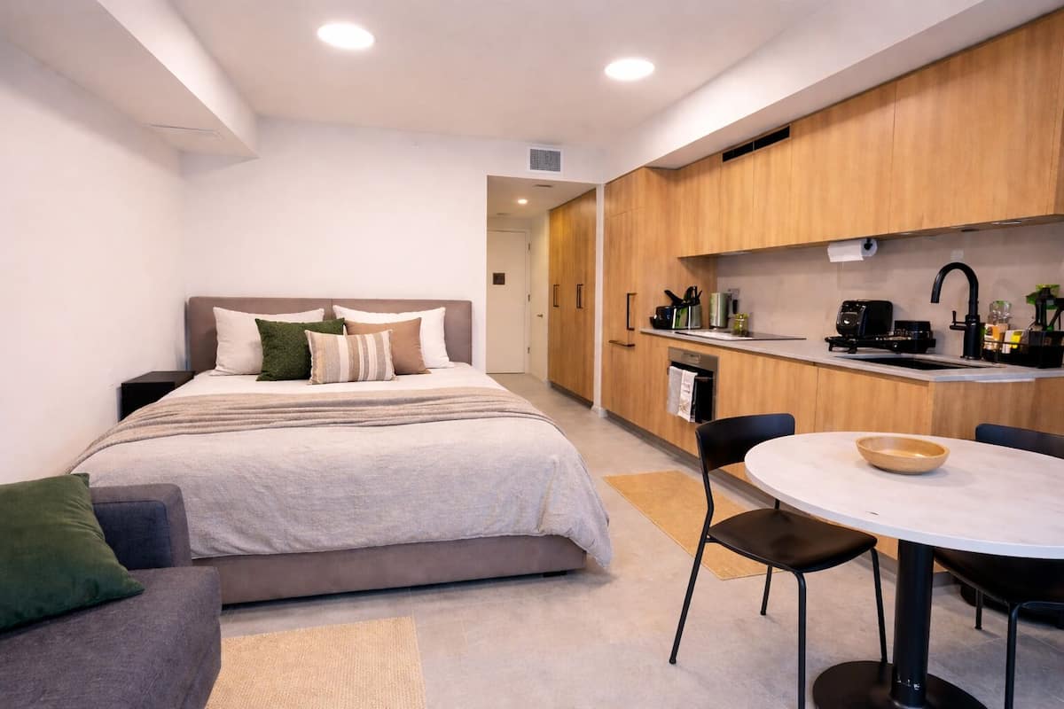 Estúdio Exclusivo, varanda, Vista para a cidade | Sala de estar