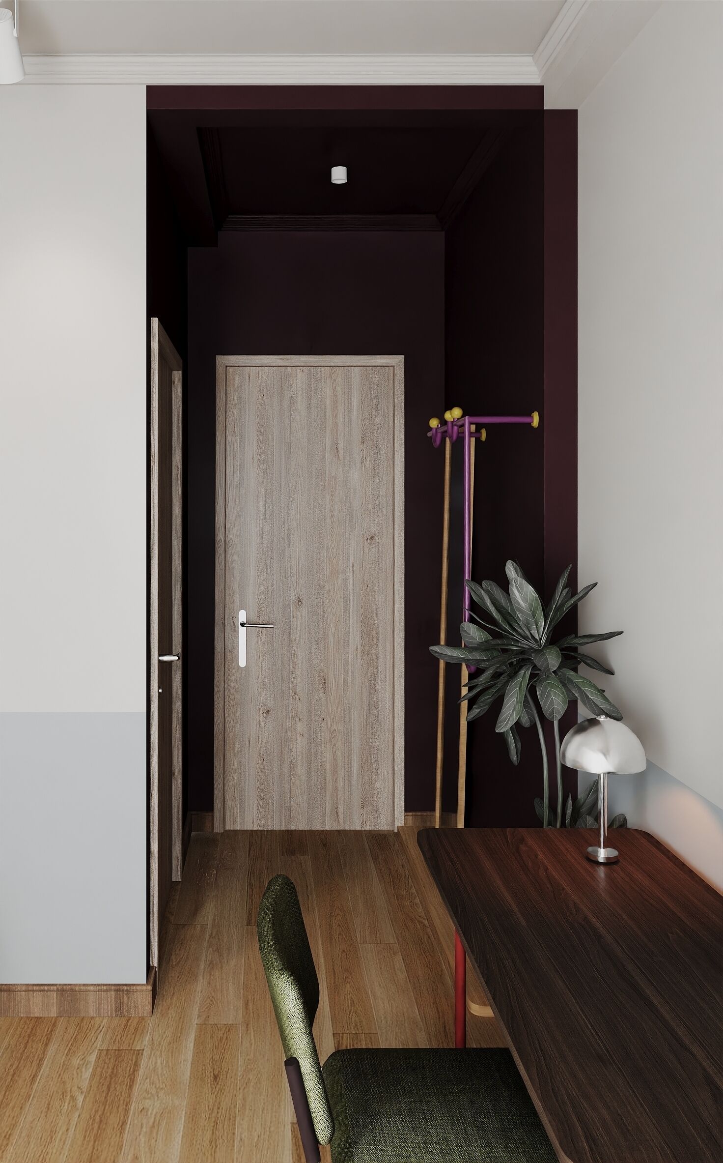 Estúdio Executivo, kitchenette | Secretária, secretária adequada para computadores portáteis 