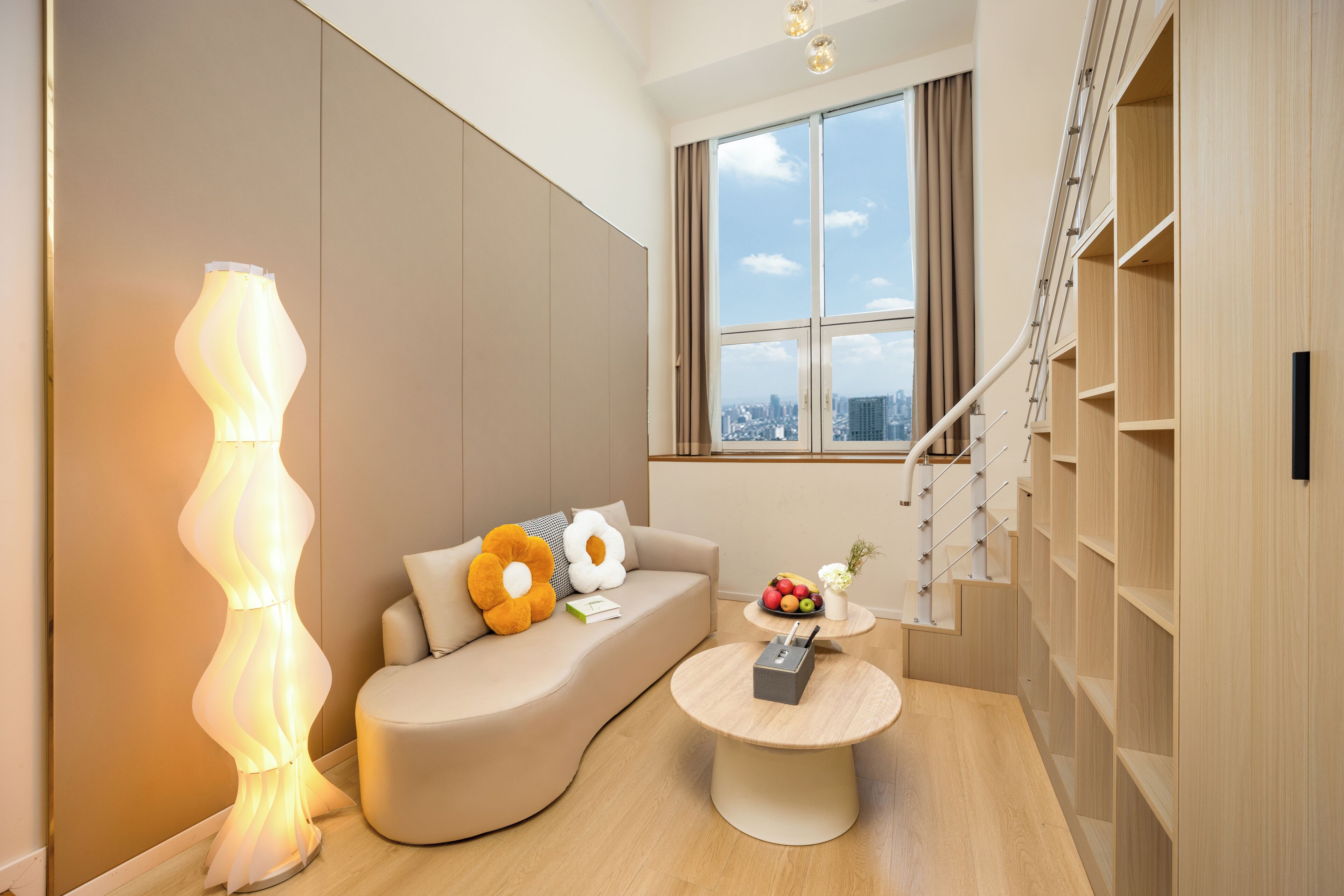 Quarto Duplo Superior, Vista para a cidade | Interior