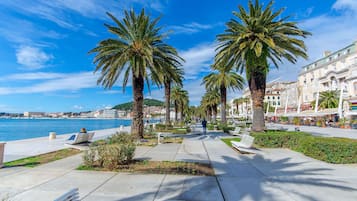 Vista para a cidade desde o alojamento