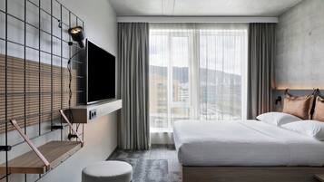 Quarto, 1 cama queen-size, Vista para a cidade