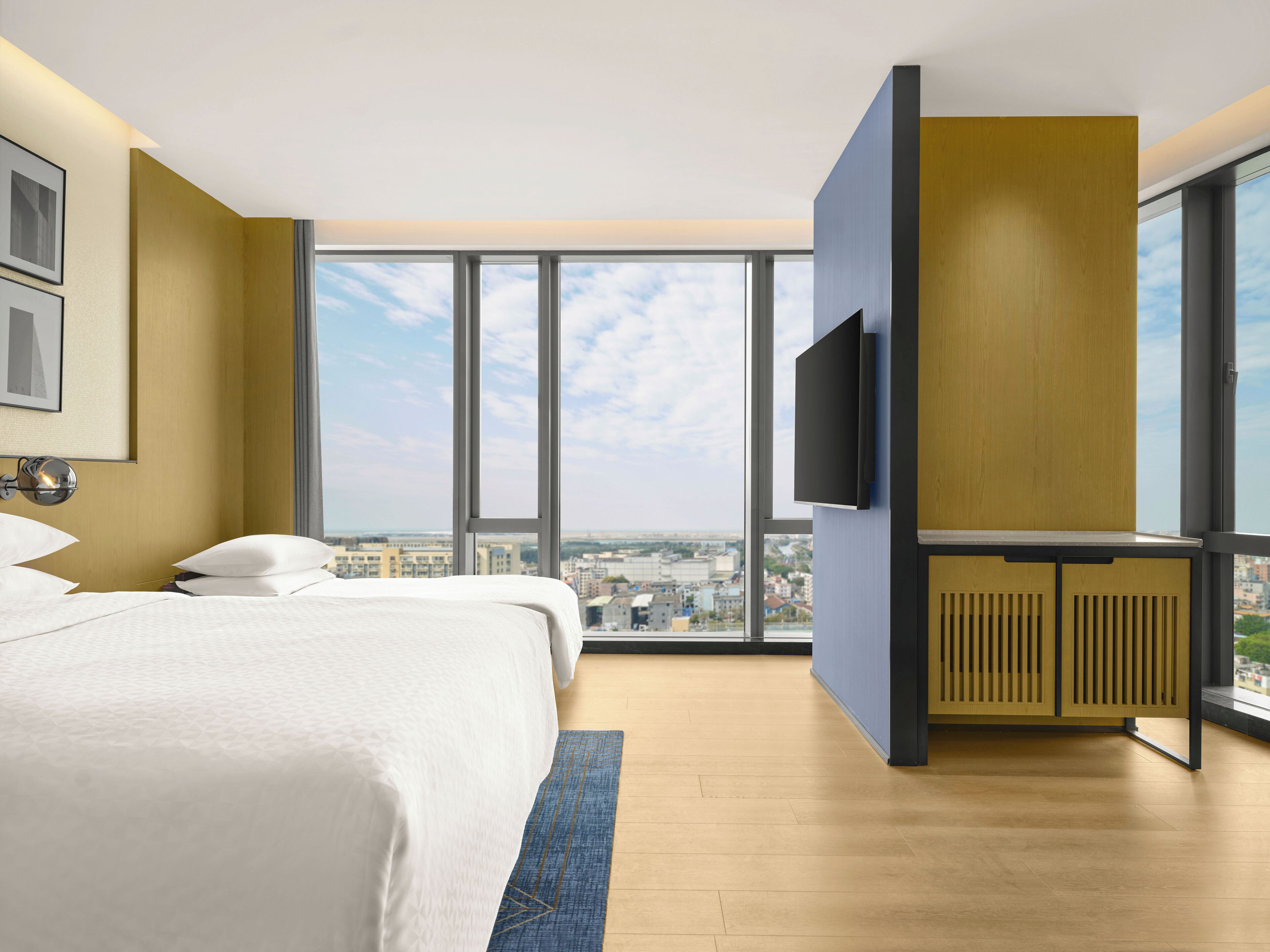 Estúdio Familiar, 1 cama king-size, Vista para a cidade