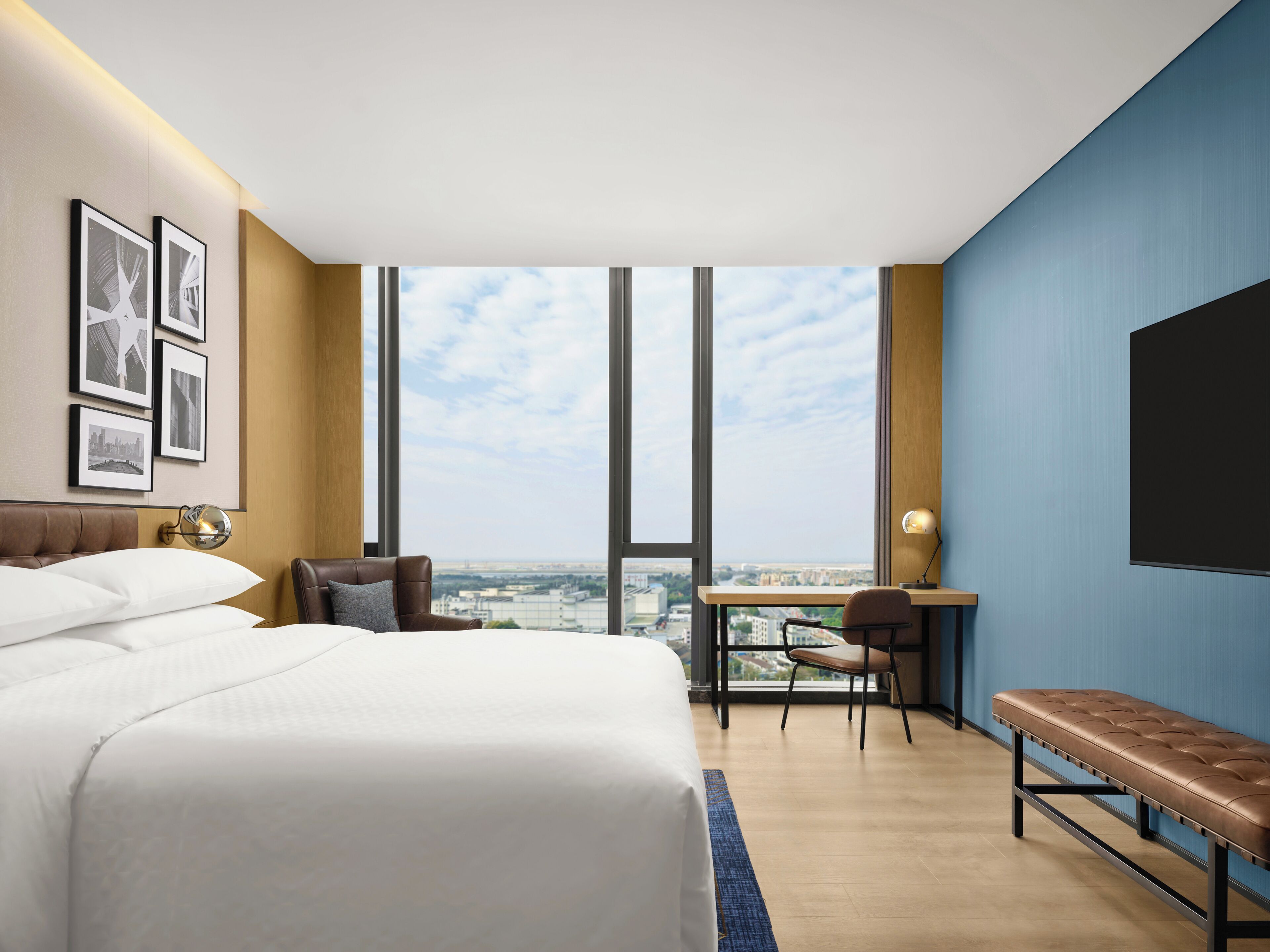 Quarto Clássico, 1 cama king-size, vista para o mar