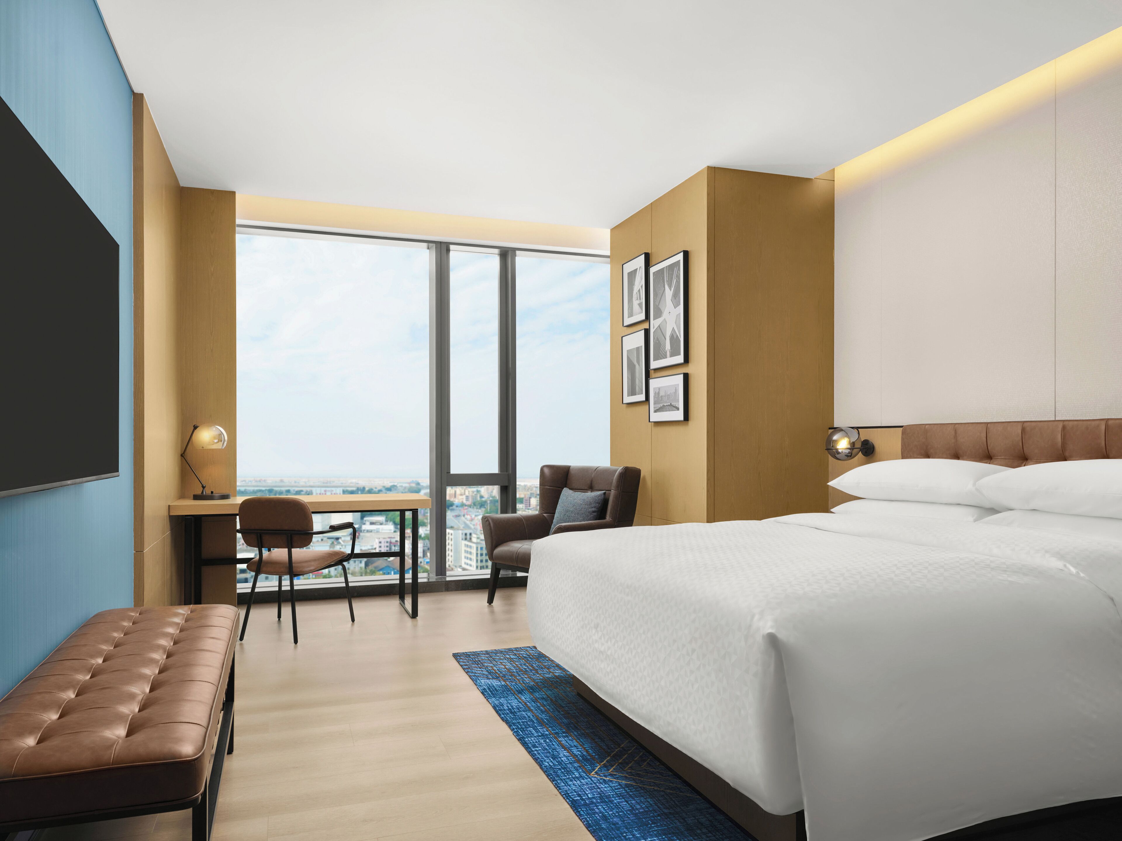 Quarto, 1 cama king-size, Vista para a cidade