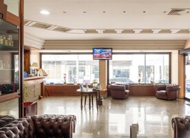 Área de estar no saguão