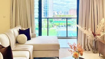 Apartamento, 2 quartos, acessível, fumadores | Sala de estar