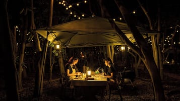 Refeições ao ar livre