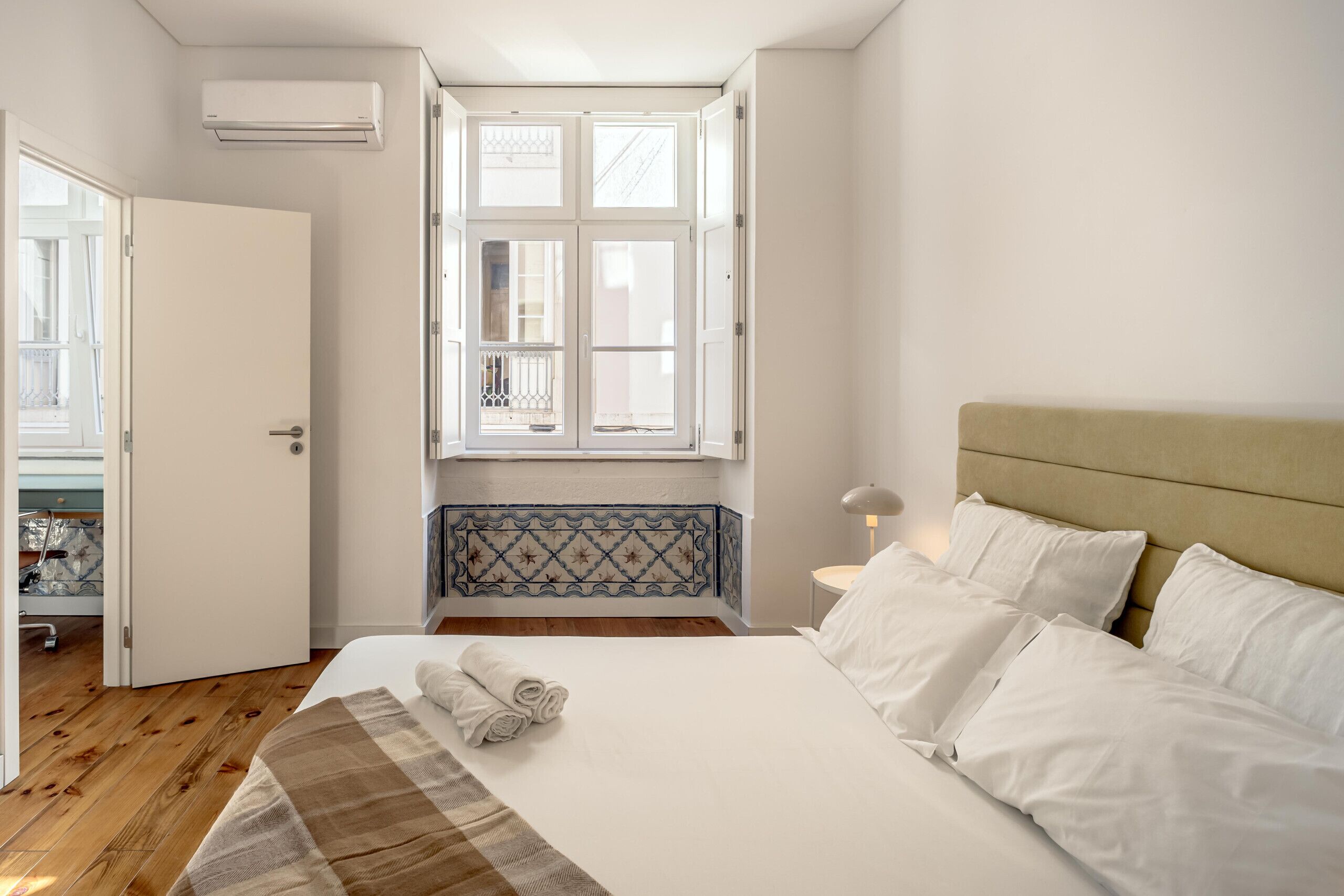 2 quartos, roupa de cama fornecida 