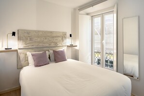 1 quarto, roupa de cama