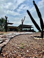 Chalé Design, varanda, vista para o pátio | Terraço/pátio interior