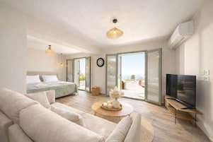 Roupas de cama premium, edredons de pluma, cofres nos quartos