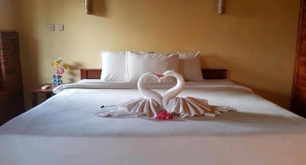 Quarto casal, sacada, vista para o pátio