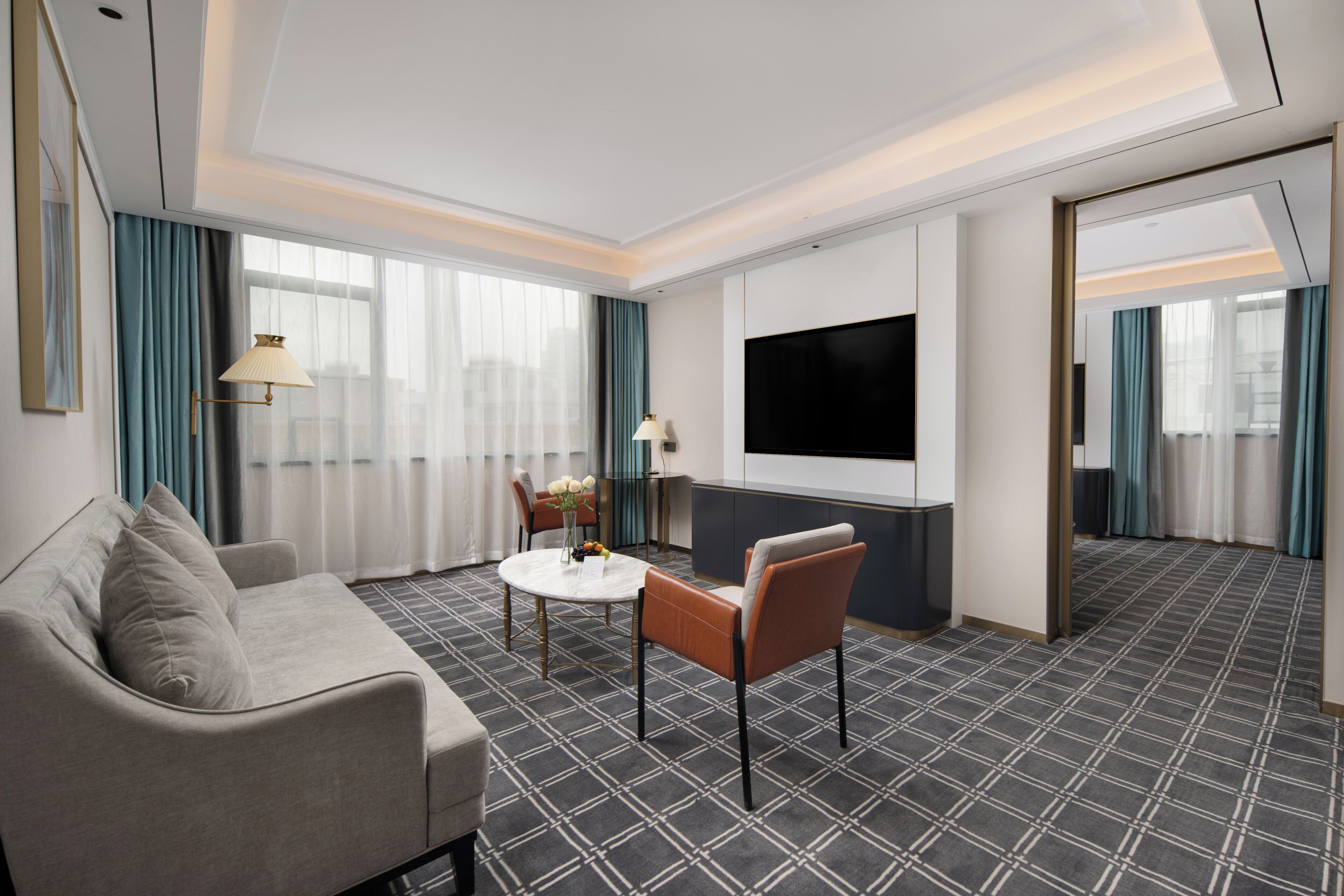 Suite de Luxo, Vista para a cidade | Sala de estar