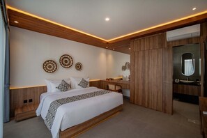 Villa Deluxe, vista para a piscina (Two Bedroom, with private kitchen)