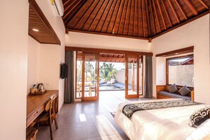 Vila superluxo, 1 quarto, sacada, vista para a montanha