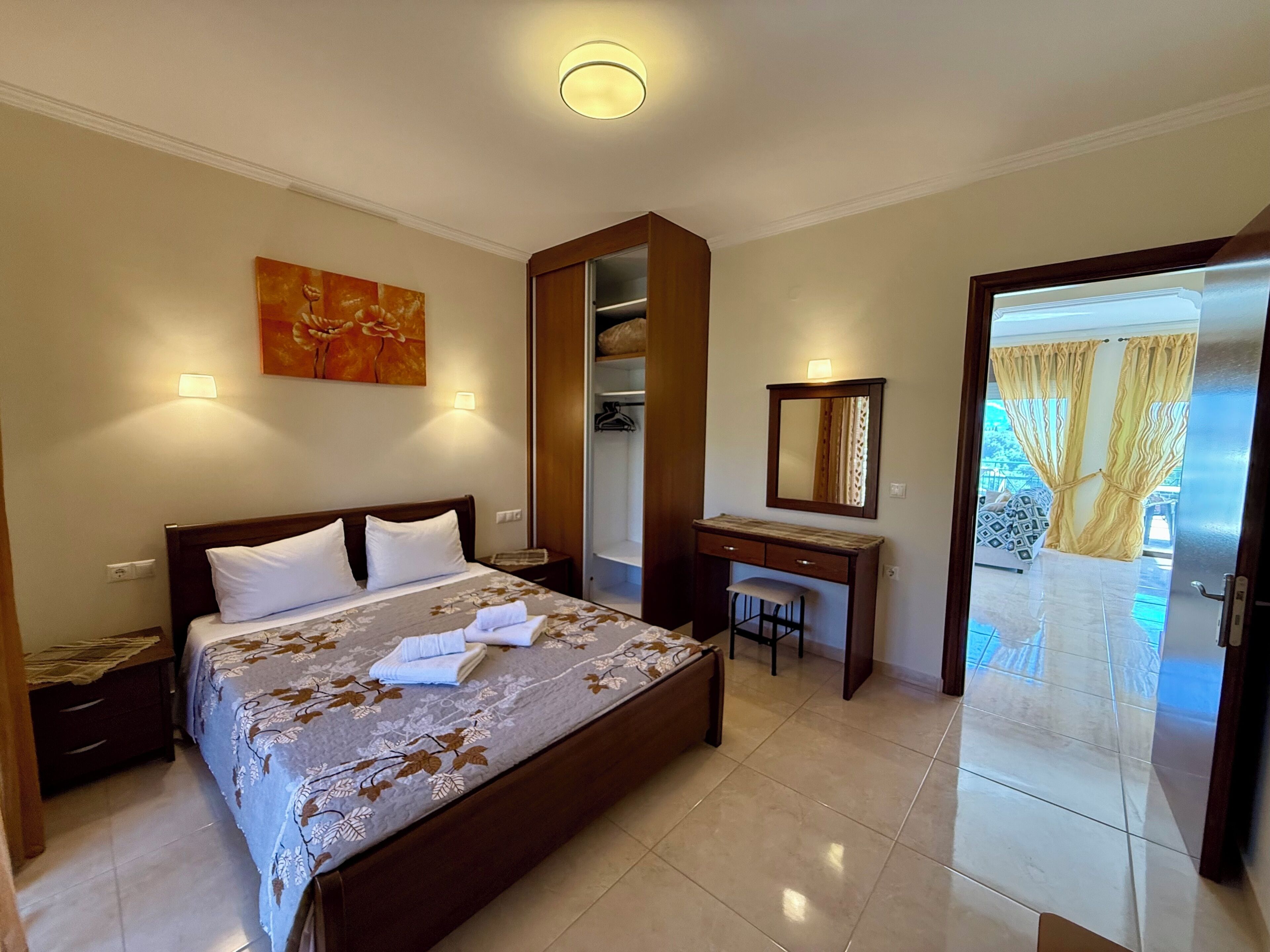 Casa de Férias Deluxe, varanda, vista para a montanha