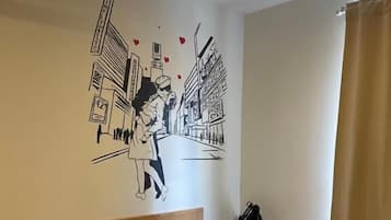 Quarto casal luxo, vista para a cidade