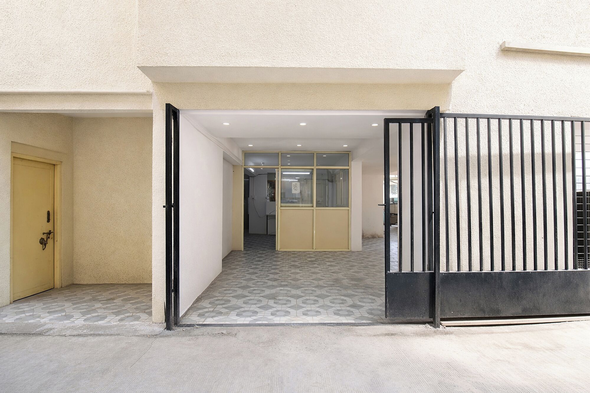 Entrada do alojamento