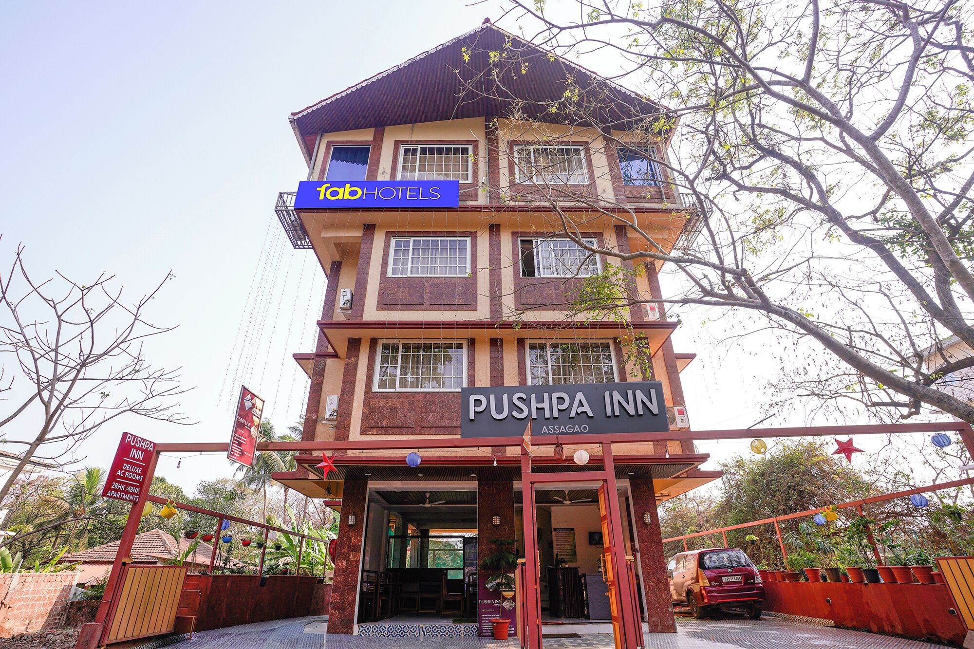 Fachada da propriedade