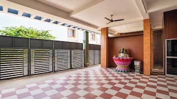 Entrada do alojamento