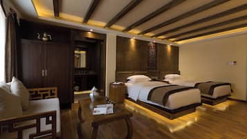 Quarto Twin Signature, vista para o pátio