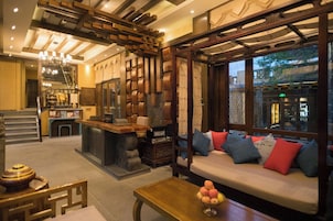 Sala de estar do lobby