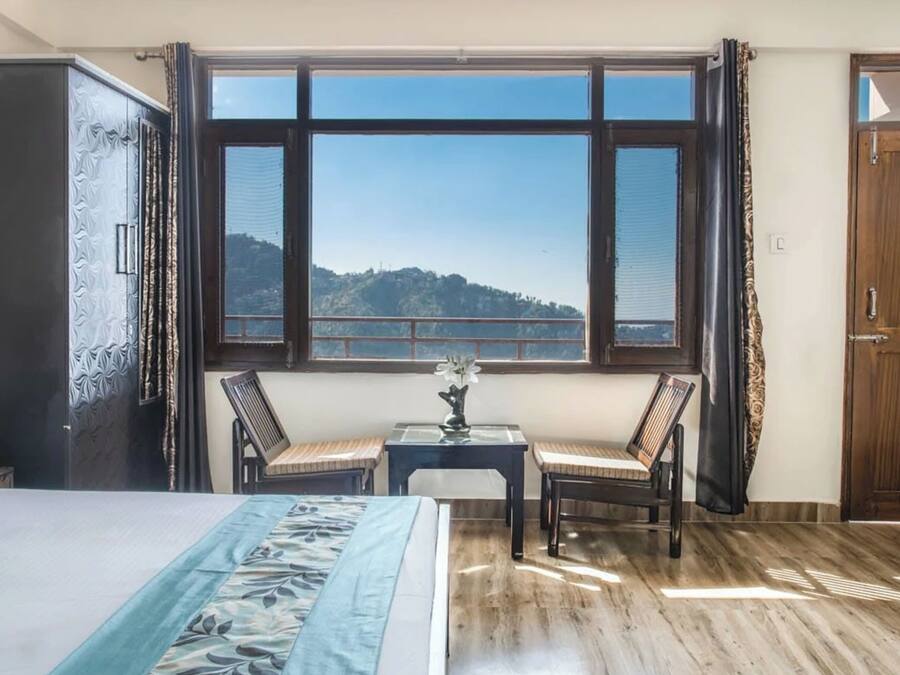 Quarto Duplo Standard, varanda, vista para a montanha