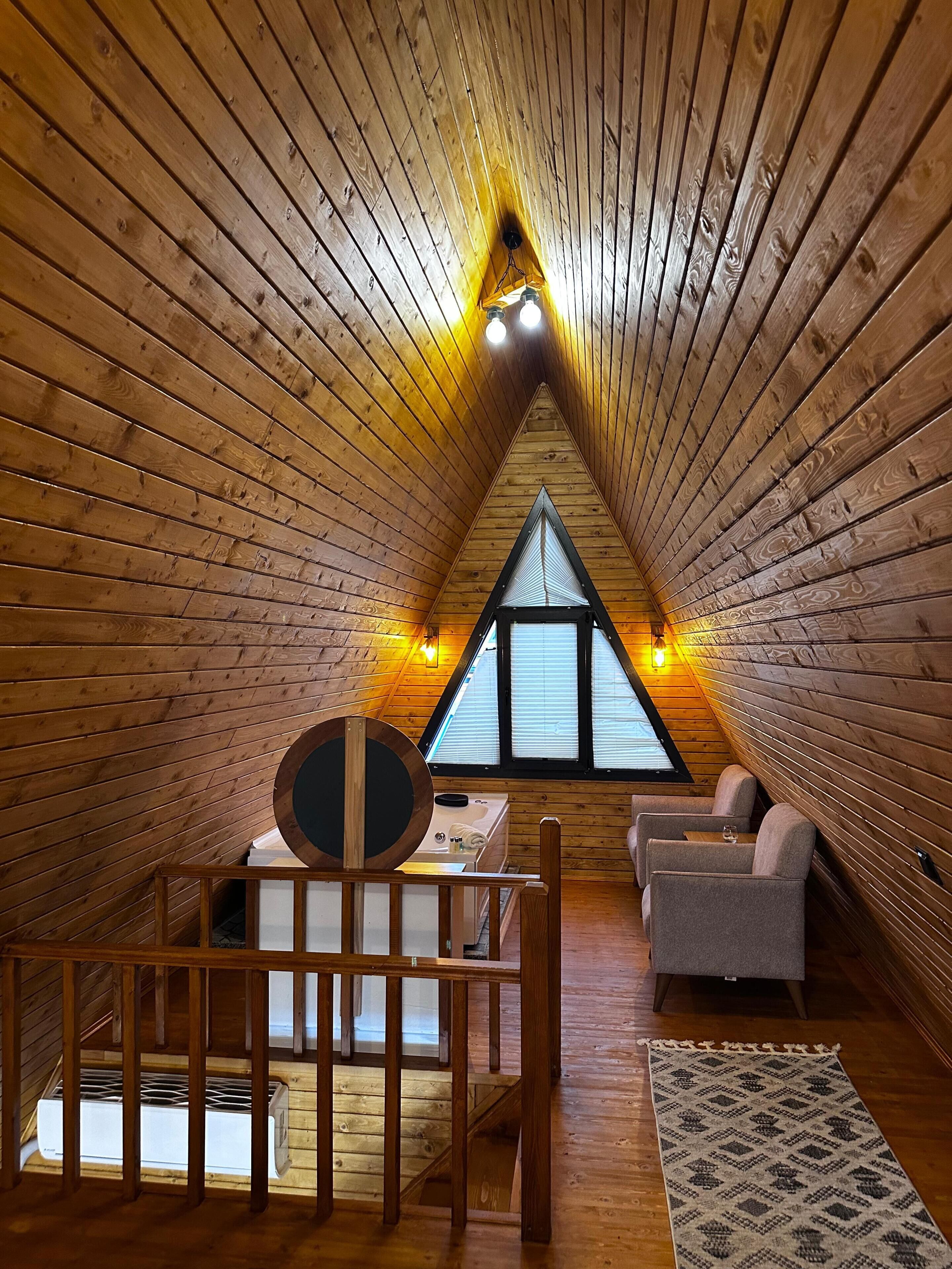 Bungalow Comfort, micro-ondas, vista para a montanha | Interior