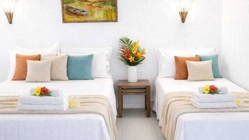 Quarto Triplo Standard, 1 quarto, ar condicionado, vista para o jardim