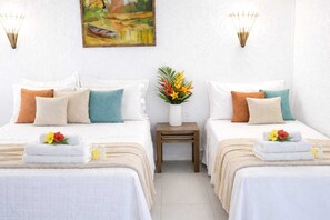 Quarto triplo standard, 1 quarto, ar-condicionado, vista para o jardim