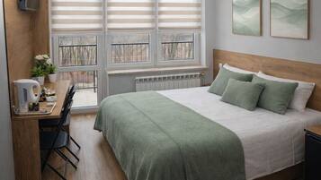 Quarto casal ou duplo conforto, vista para o parque