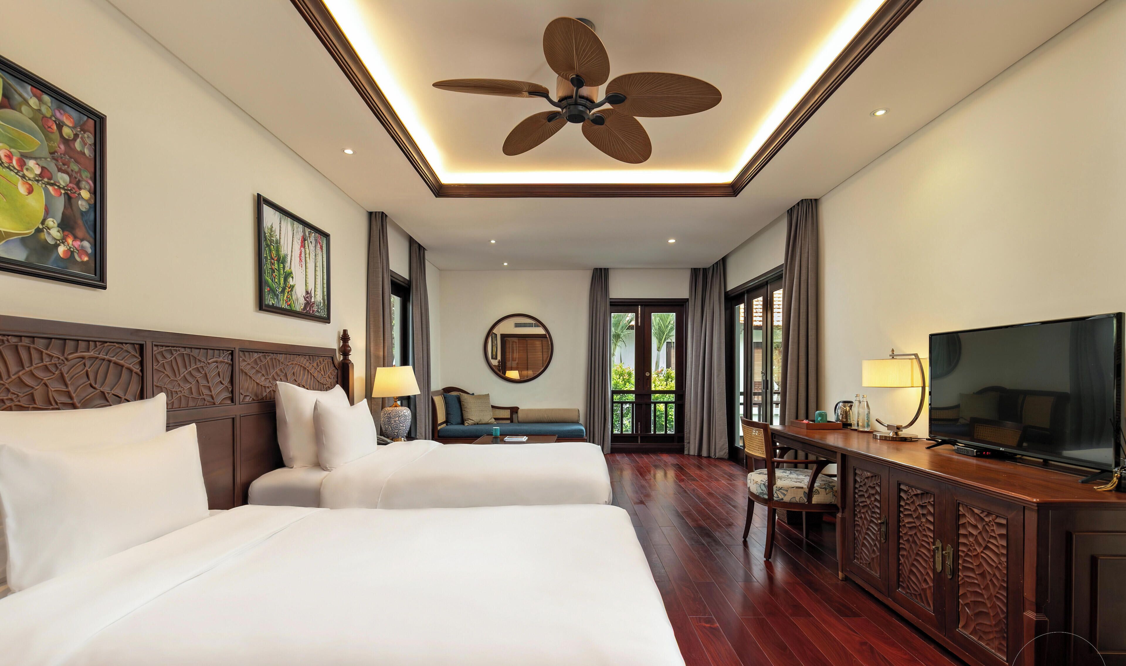 Villa, vista para o jardim