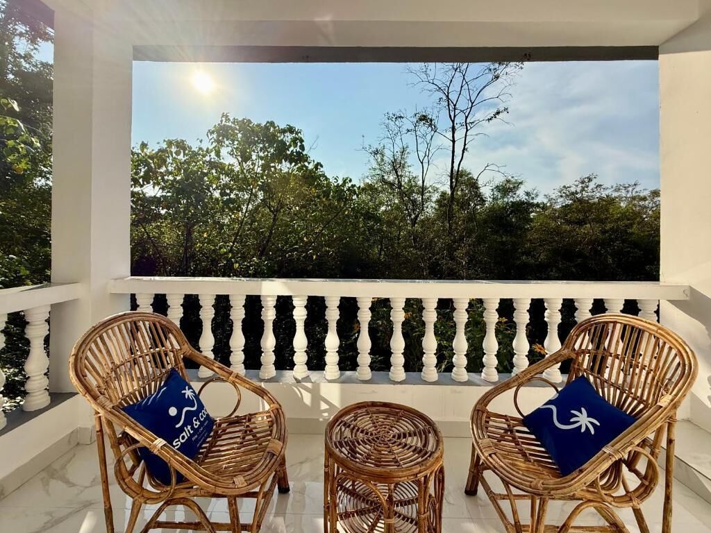 Quarto Duplo Superior, vista para o jardim | Terraço/pátio interior