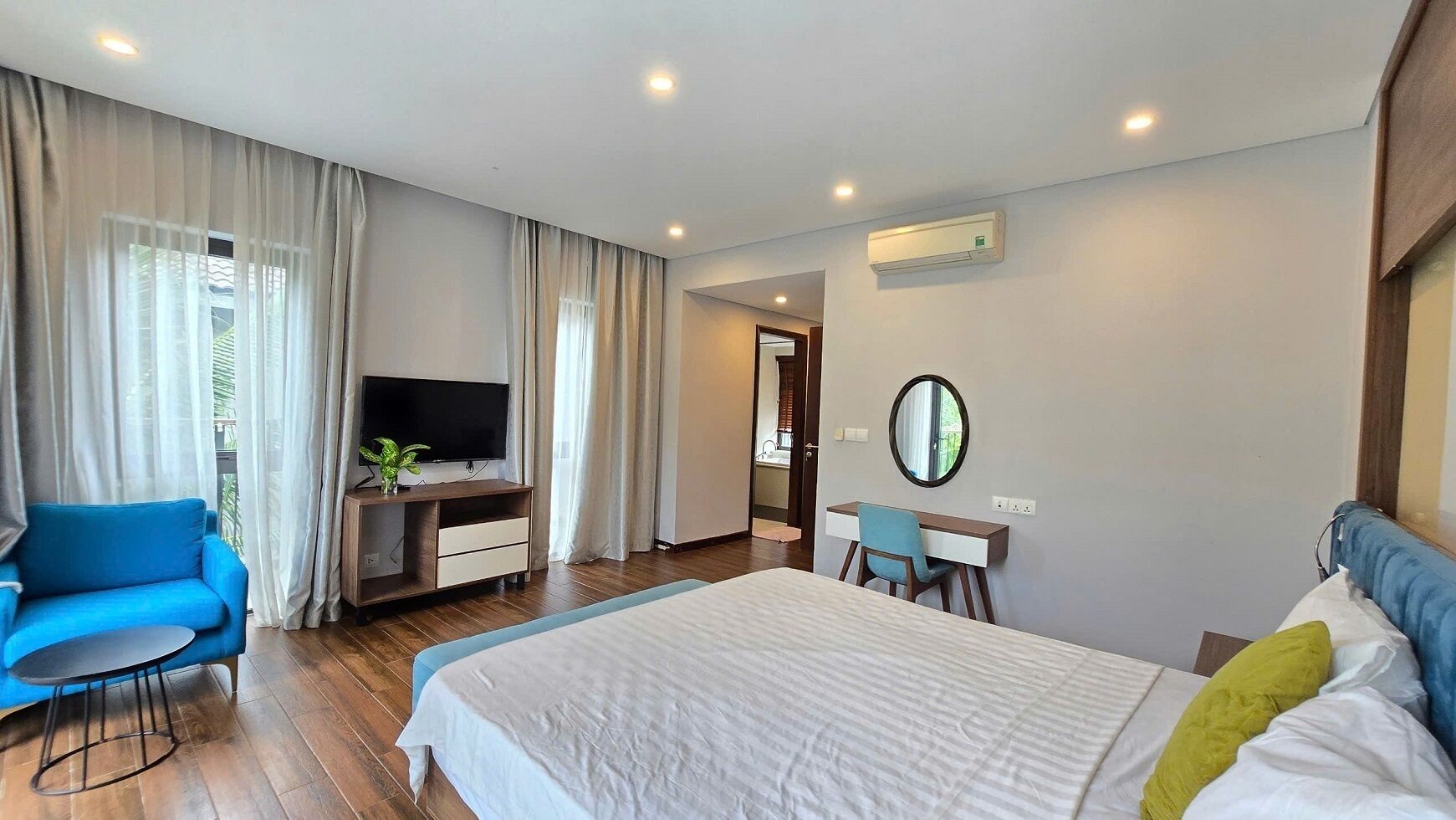 Villa de Luxo, 3 quartos, vista para o jardim