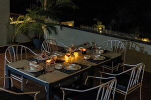 Refeições ao ar livre