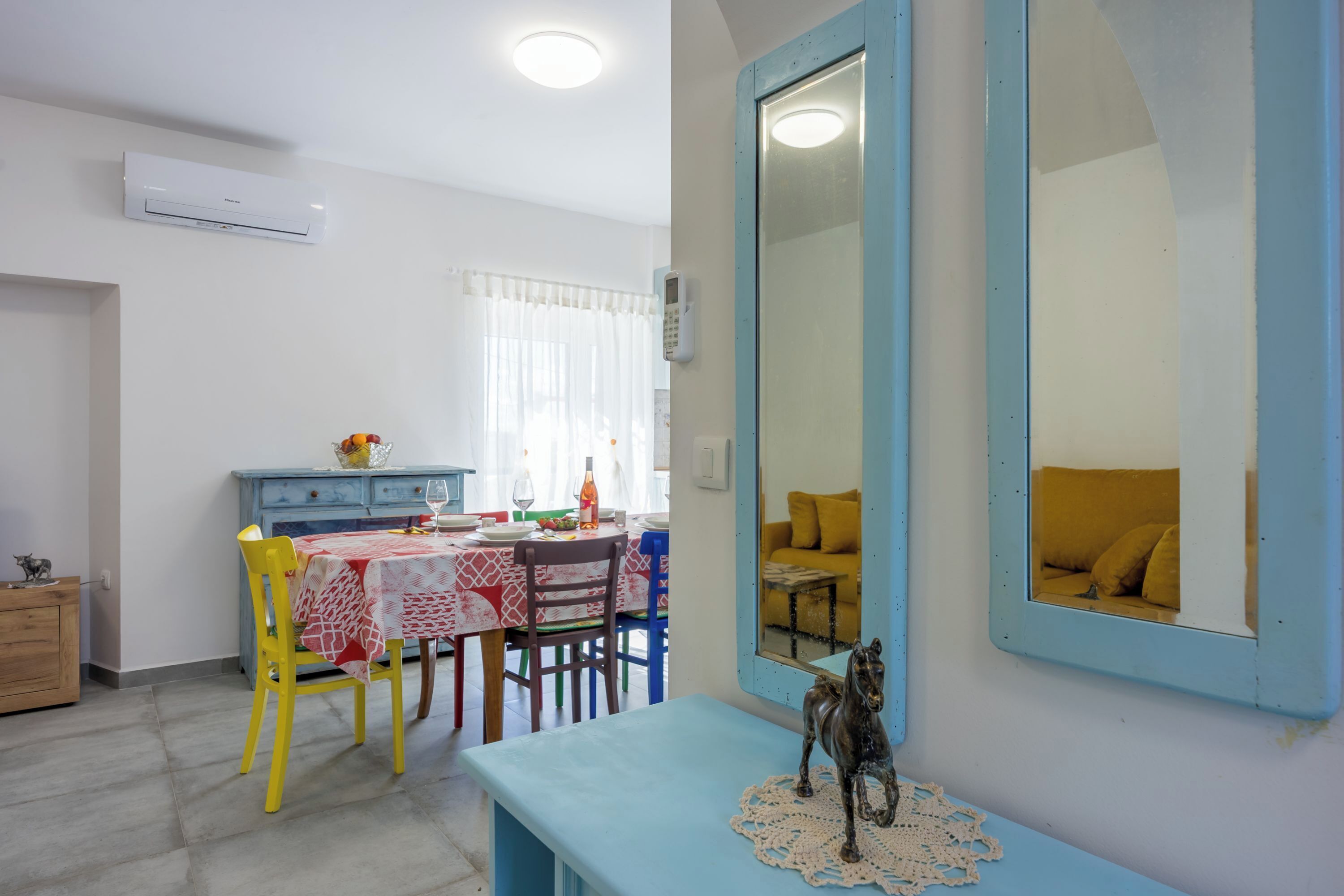 Apartamento família, 1 quarto, terraço (Rural Apt Arya: Garden & BBQ) | Opções para refeição