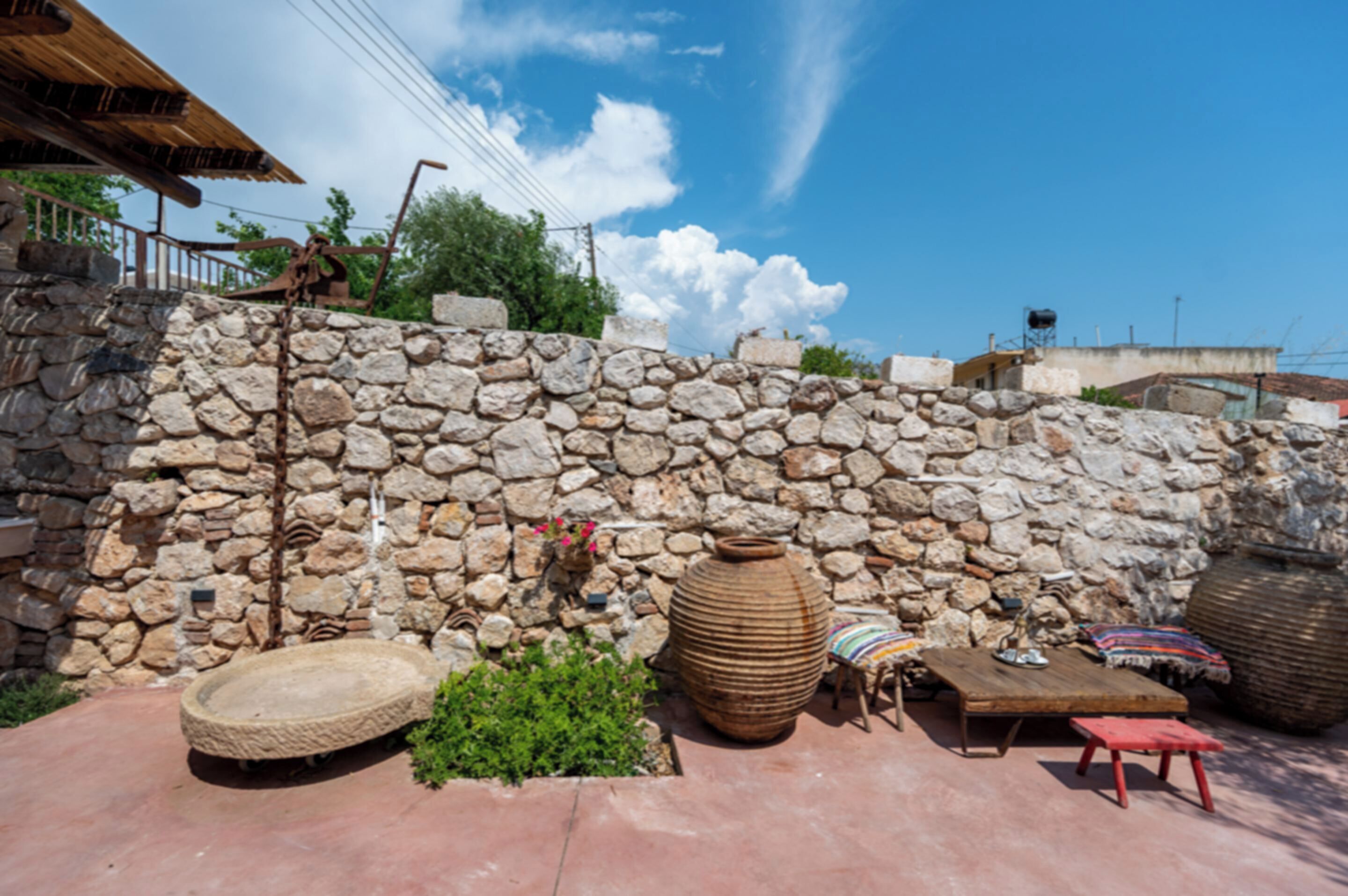 Holiday Cottage with Private Yard | Terraço/pátio