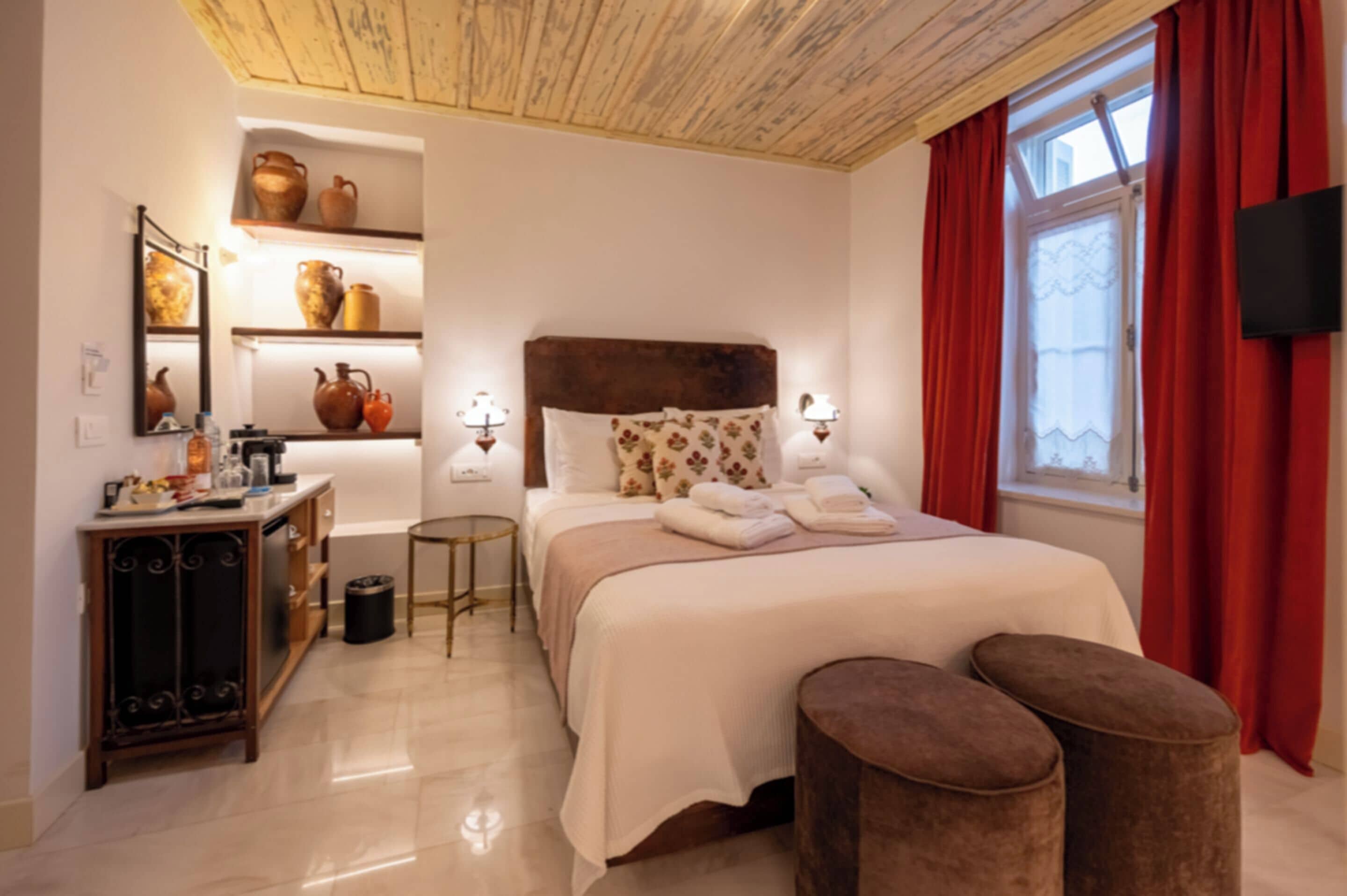 Deluxe Room with Village View | Roupas de cama de algodão egípcio, roupas de cama premium