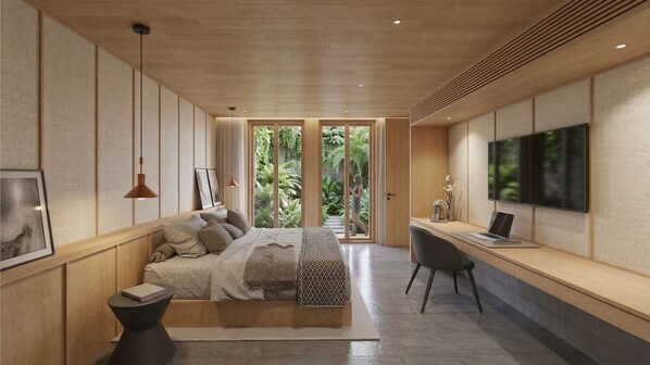 Suite de Luxo, 1 cama king-size | Cofre com capacidade para portátil, secretária 