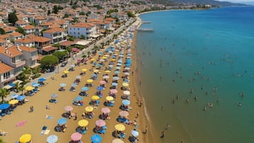 Quarto Duplo, varanda, Vista para a cidade | Praia