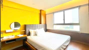 Apartamento Deluxe, 2 quartos, varanda, Vista para a cidade