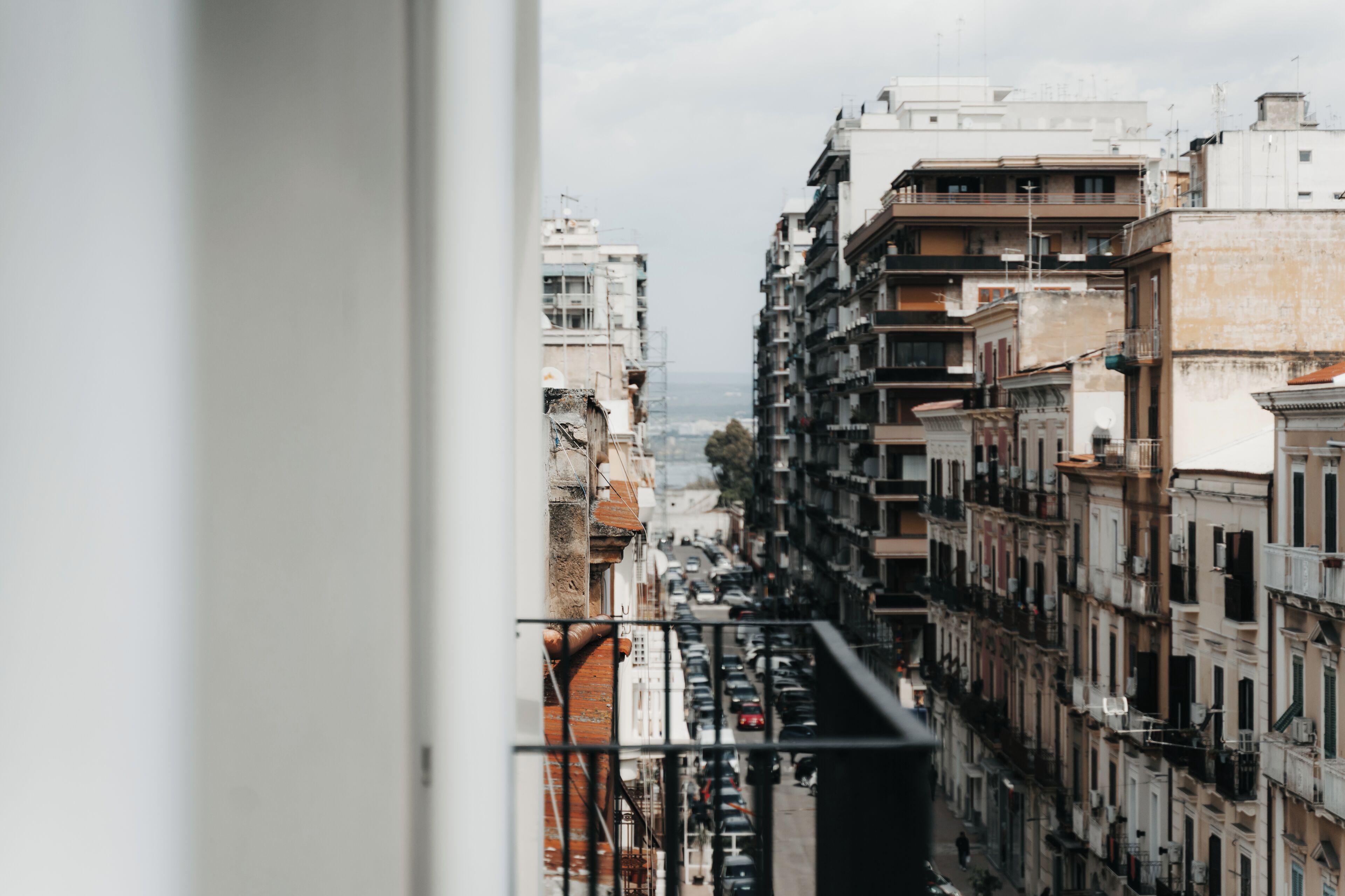 Vista para a cidade desde o alojamento