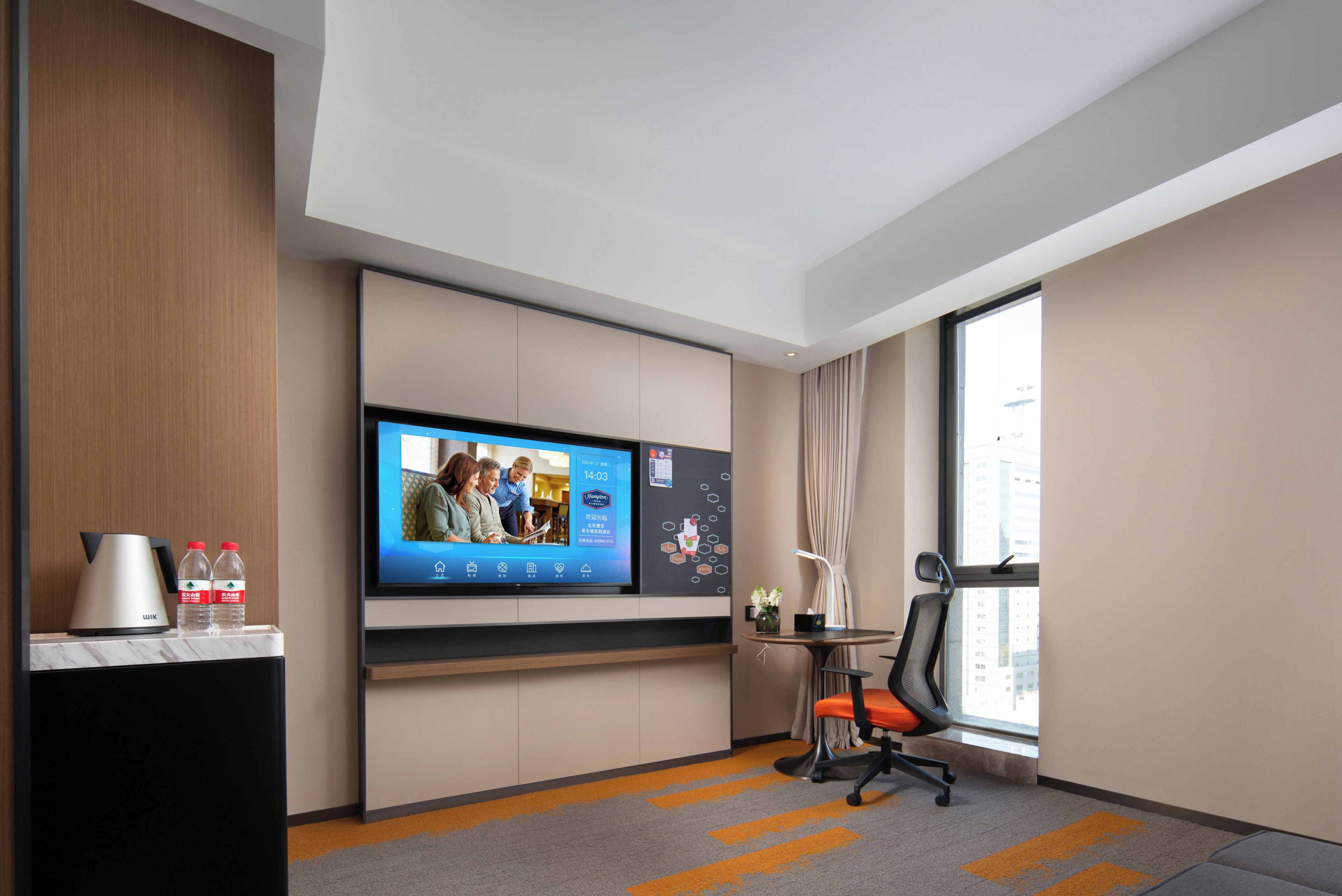 Quarto Individual Clássico, Vista para a cidade | Interior