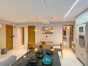 Apartamento luxo | Opções para refeição
