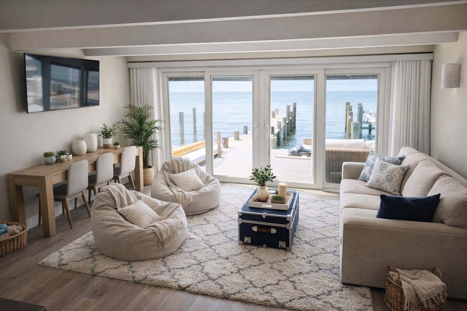 Designer Bay View House Private Pier And Boat Slip - Ocean City, MD
